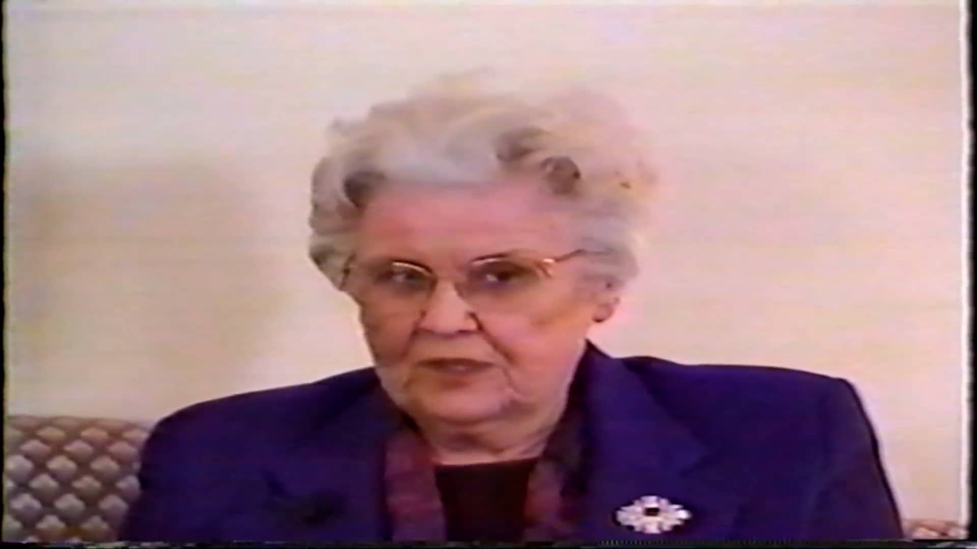 Florence Turnidge Interview in 2000 (at age 82) on Vimeo