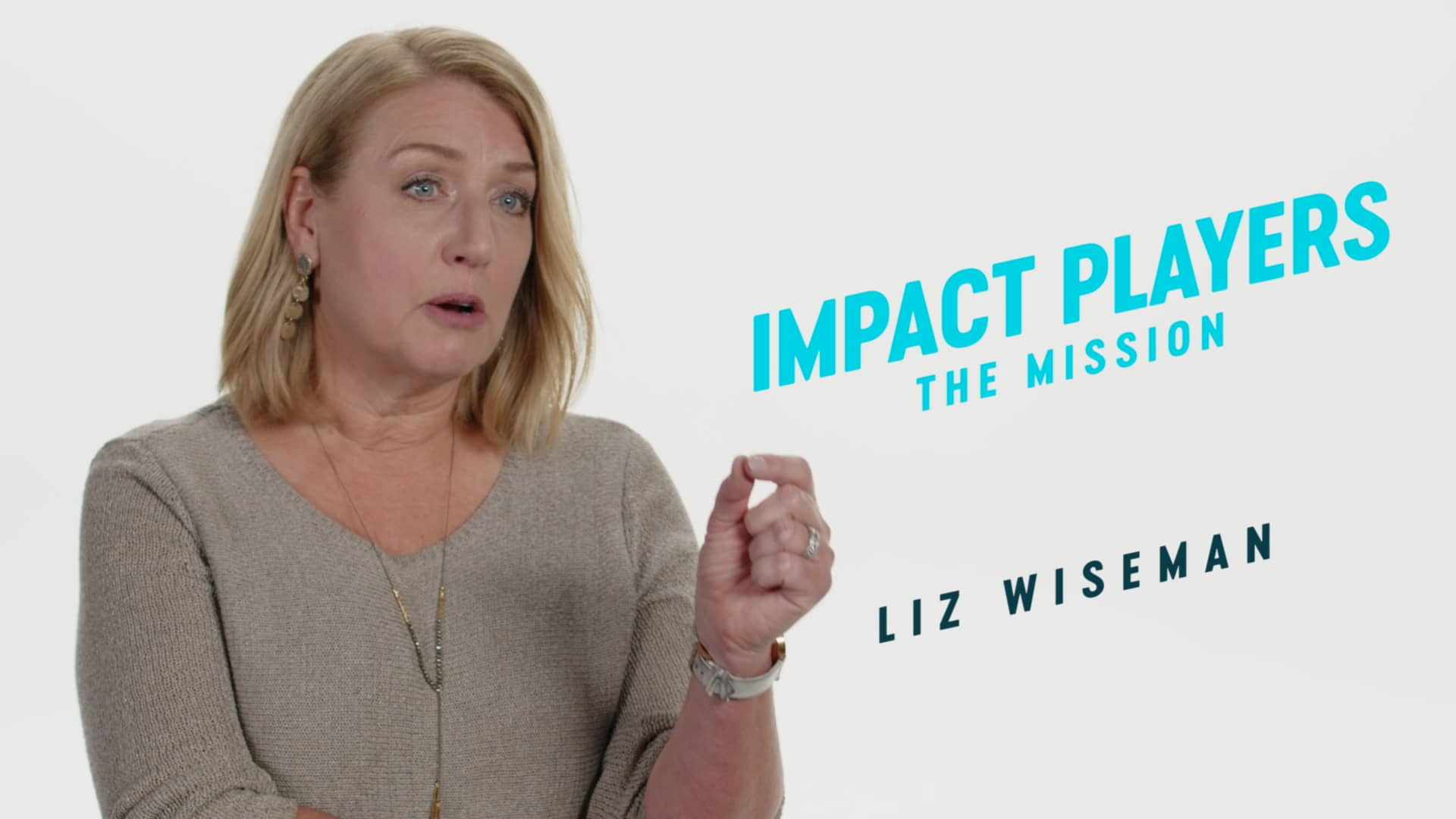 The Mission of IMPACT PLAYERS—Liz Wiseman (Full Version) on Vimeo