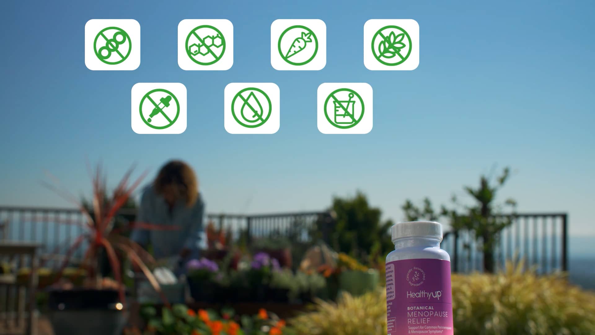 Healthyup Botanical Menopause Relief — Non Estrogenic Help For Symptoms