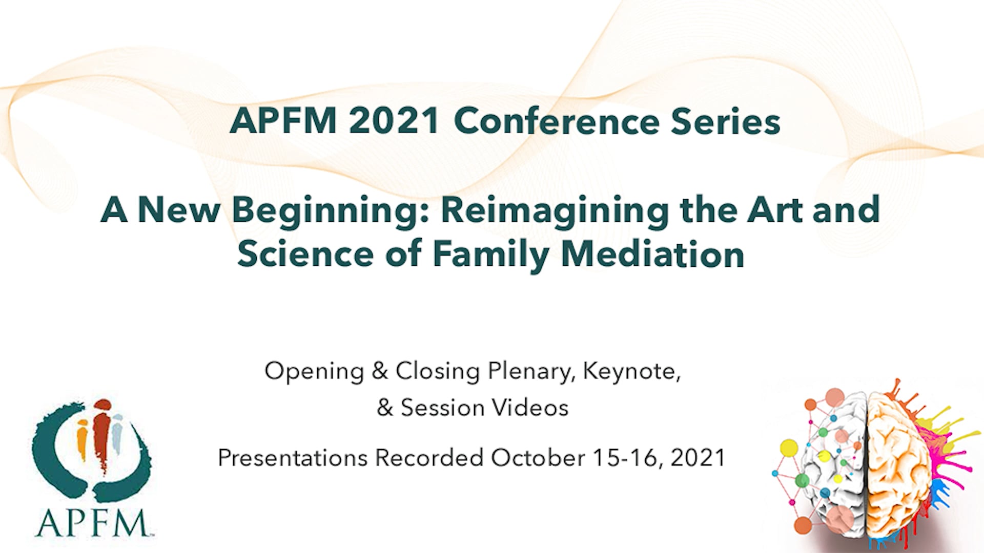 Watch APFM 2021 Conference Series Online | Vimeo On Demand on Vimeo