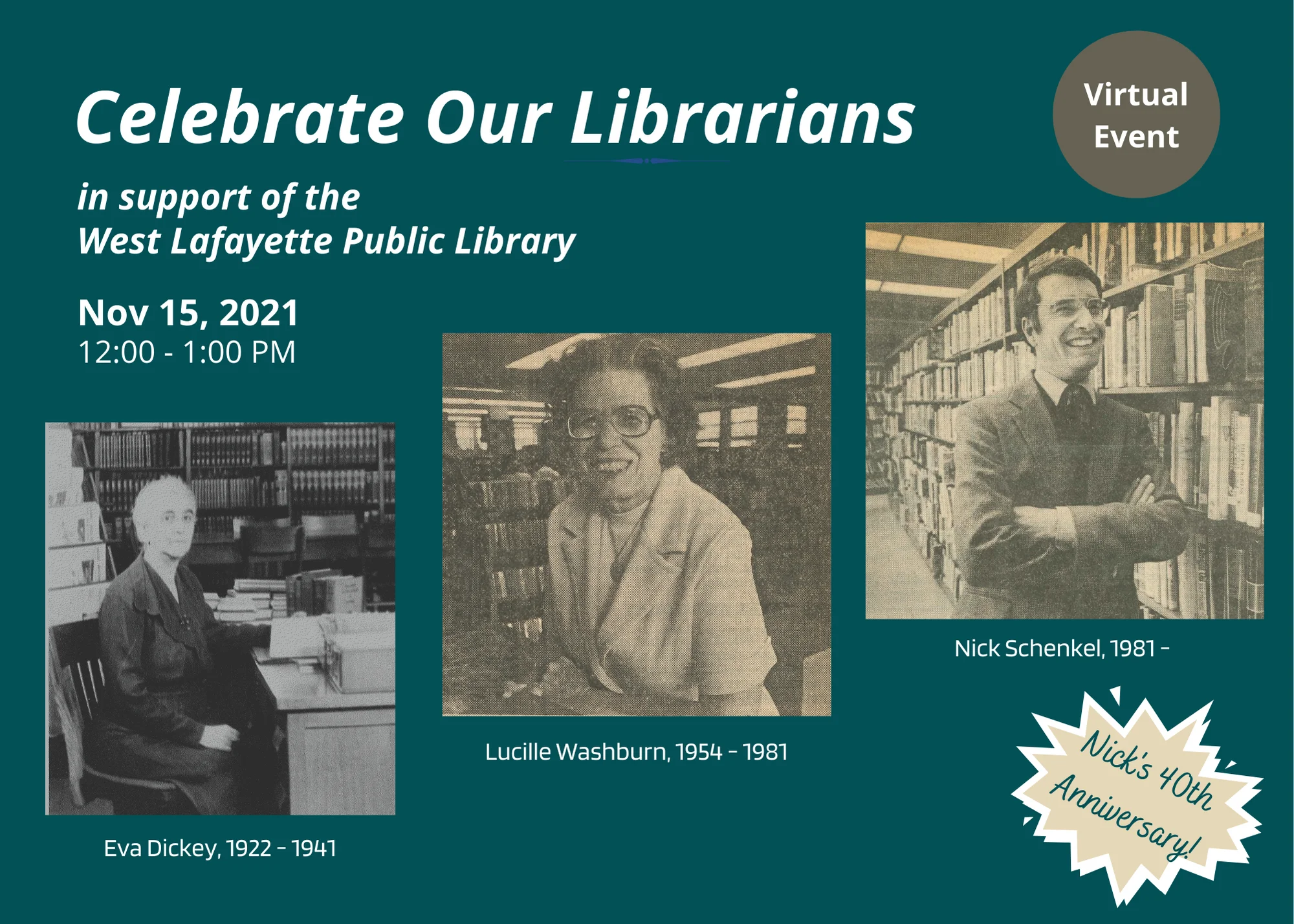 Celebrate our Librarians in support of the West Lafayette Public ...