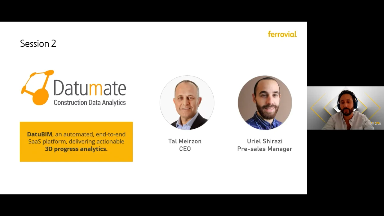 Ferrovial Startup Live: Introducing Datumate
