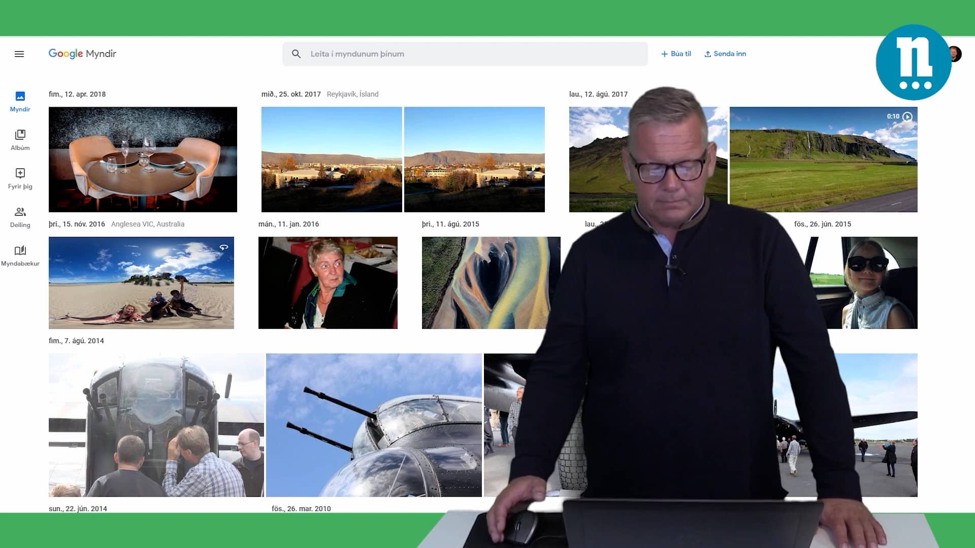 Google ljósmyndir setja inn myndir on Vimeo
