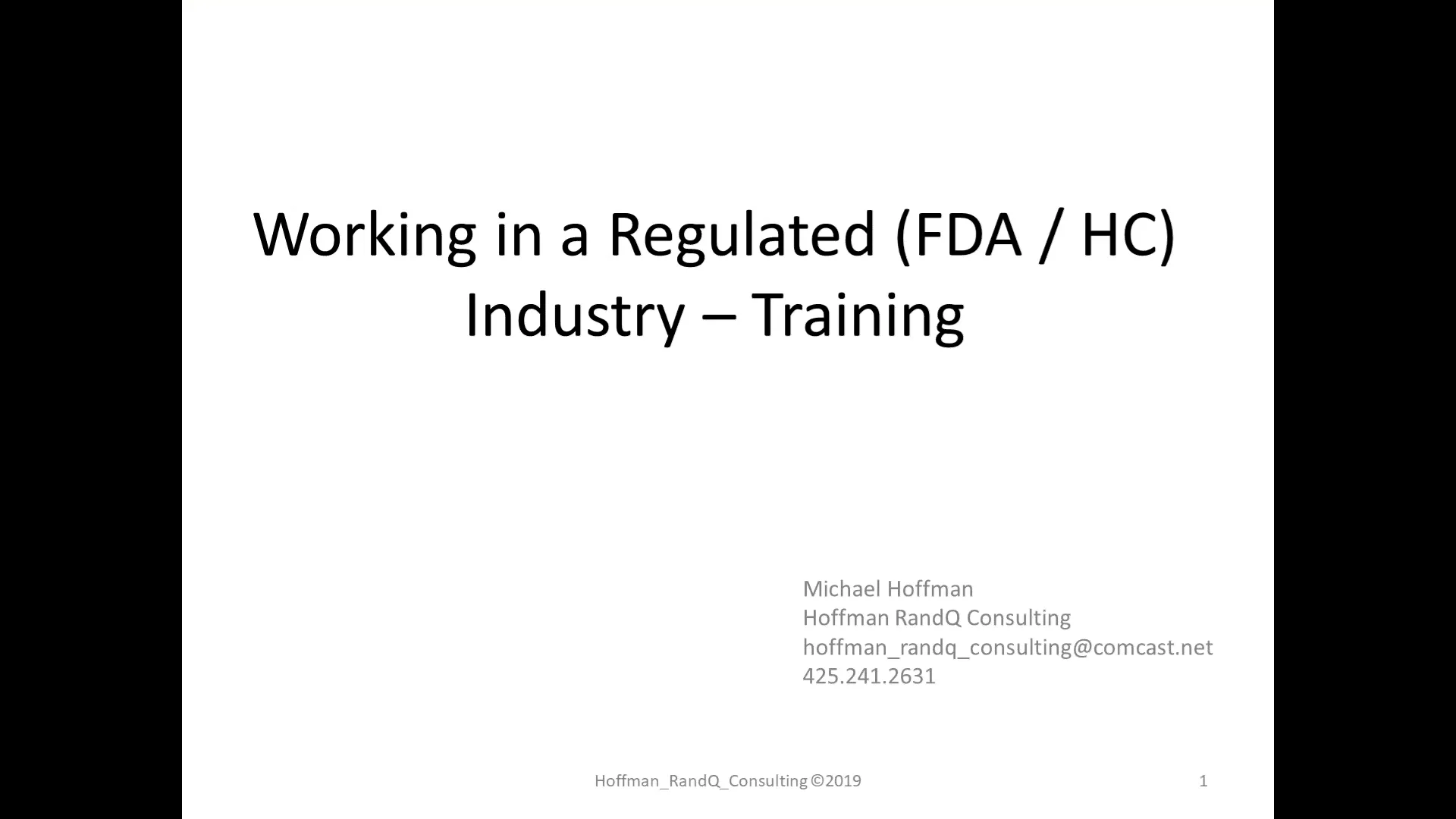 FDA Training 07-29-2019 on Vimeo