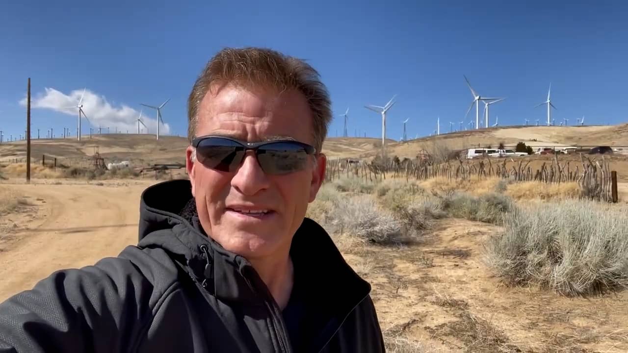 GreenTek Tehachapi Mountains Windturbine Project with CEO Brian ...