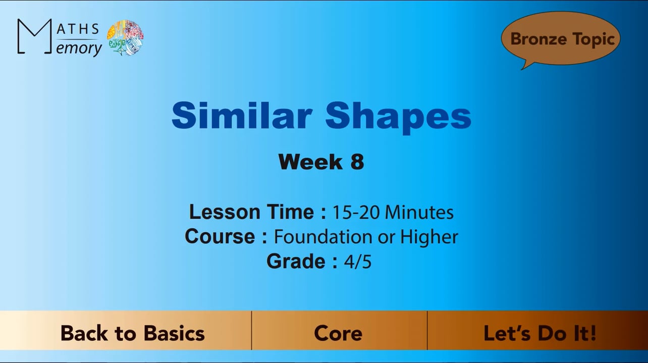 Similar Shapes GCSE Maths Revision ( Video 41 ) on Vimeo