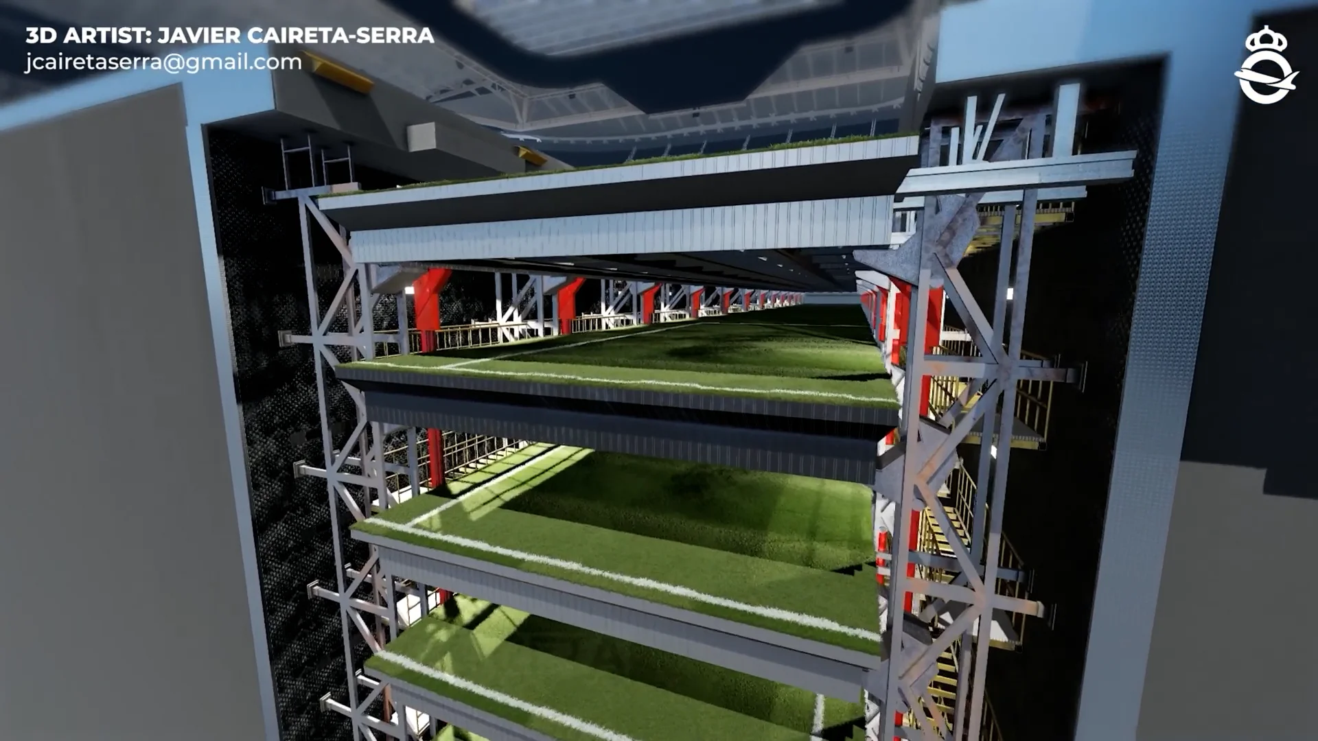 The retractable grass of Madrid's new Santiago Bernabéu stadium