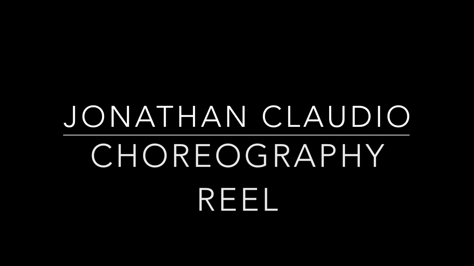 Choreo Reel- Jonathan Claudio .mp4 on Vimeo