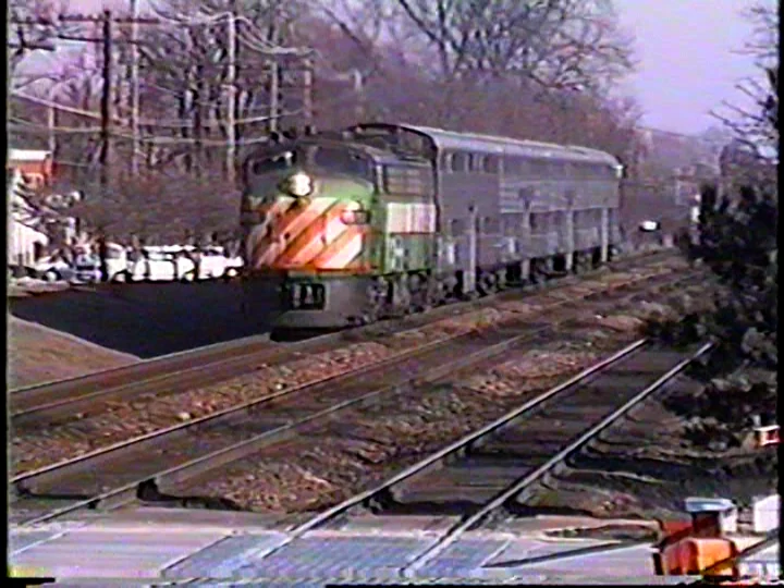 E9s on the Burlington Northern. Western Springs. 12/26 & 12/27 1990. on Vimeo