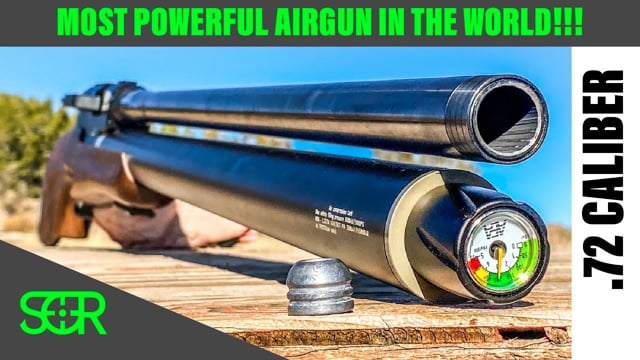 THE WORLDS MOST POWERFUL AIRGUN! - REVIEW OF THE AEA ZEUS 72 CAL ...