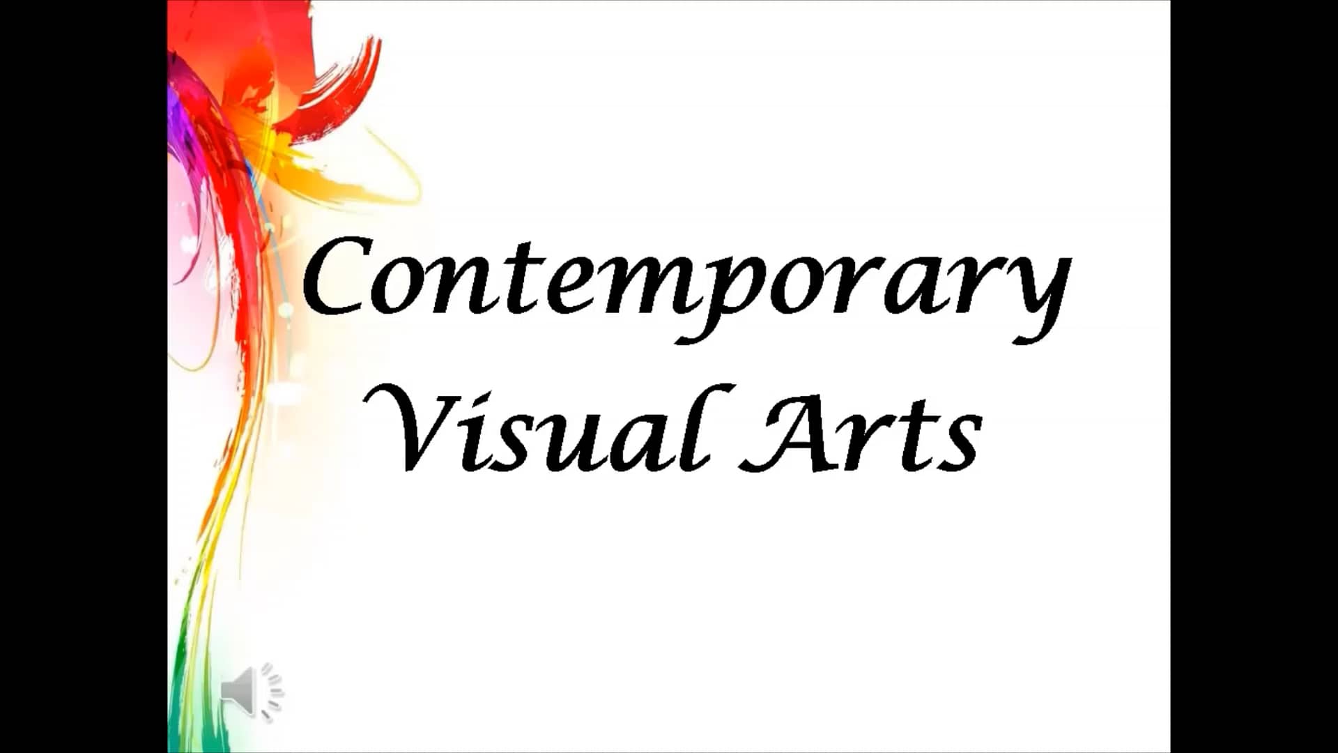 Lesson 2 Contemporary Visual Arts on Vimeo