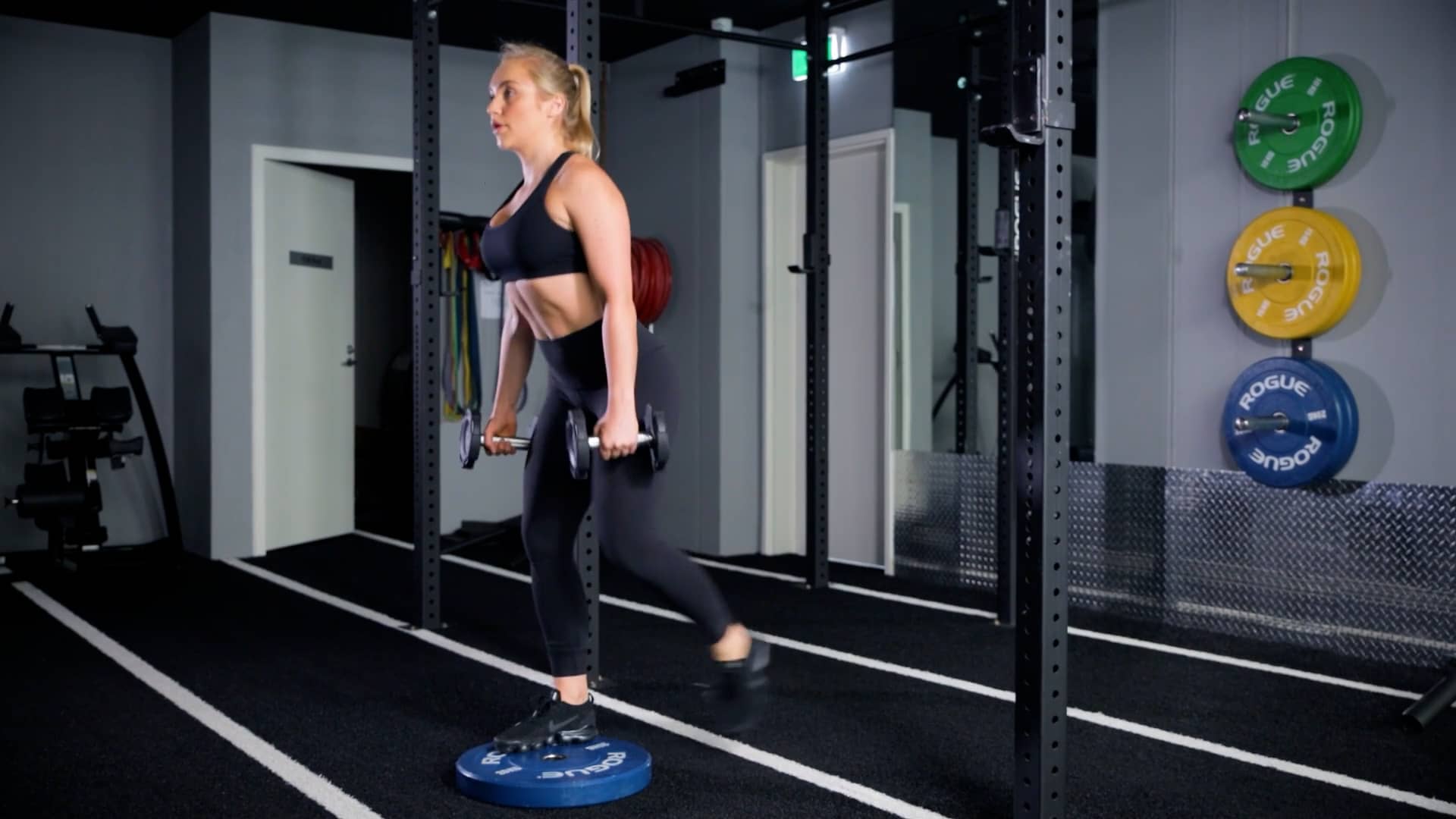 DB Deficit Reverse Lunges on Vimeo