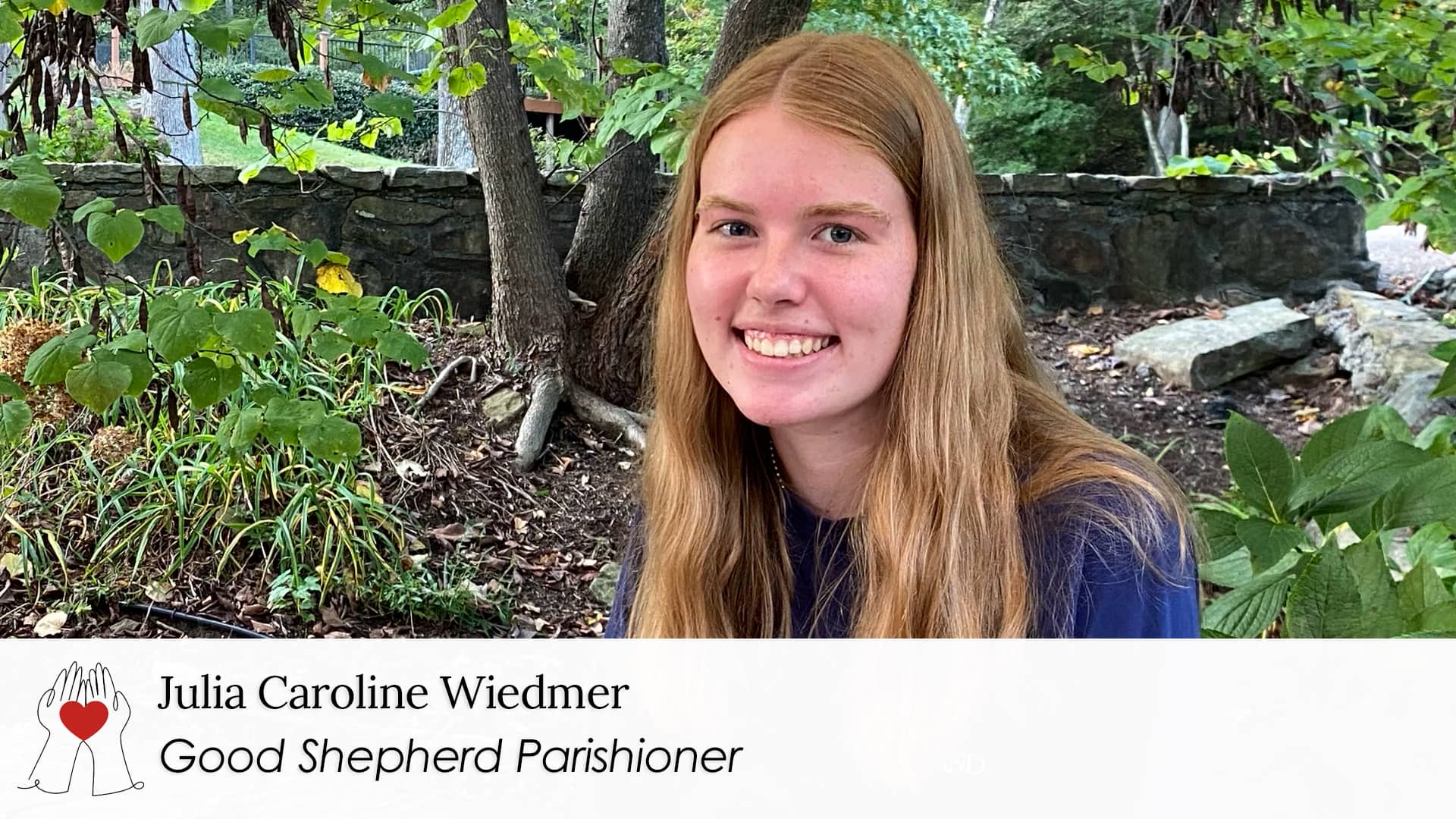 Julia Caroline Wiedmer shares the lessons of faith and encouragement ...