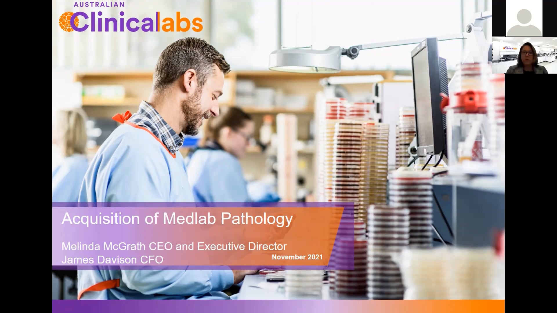 Acquisition of Medlab Pathology Video Presentation on Vimeo