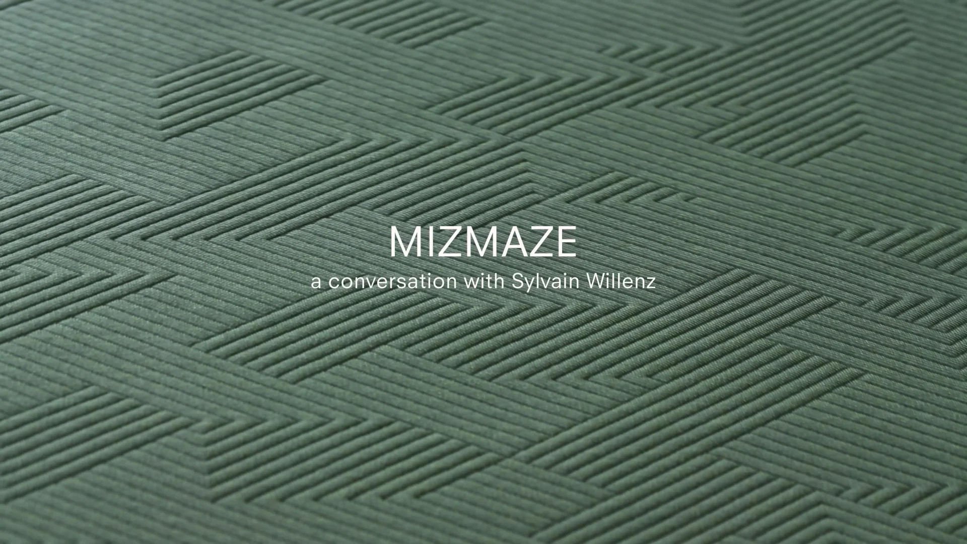 MIZMAZE fabric for FEBRIK by Sylvain Willenz on Vimeo