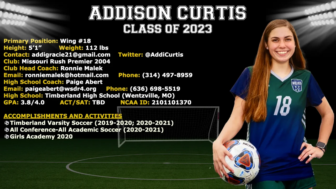 Addison Curtis - Soccer College Recruitment Video (Class of 2023) on Vimeo