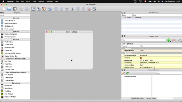 Créer Des Interfaces Avec Qt Designer