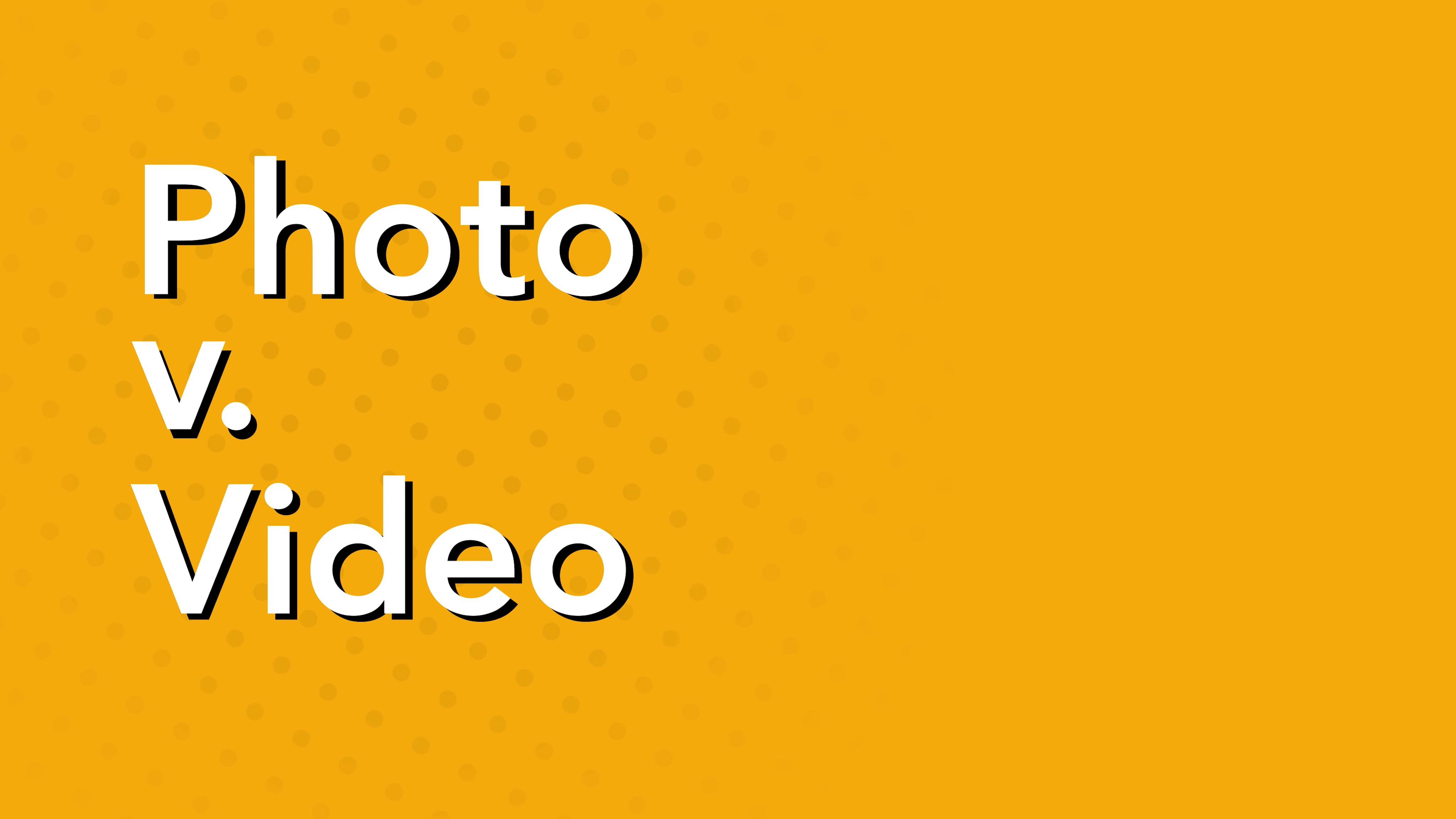 Photo v Video on Vimeo