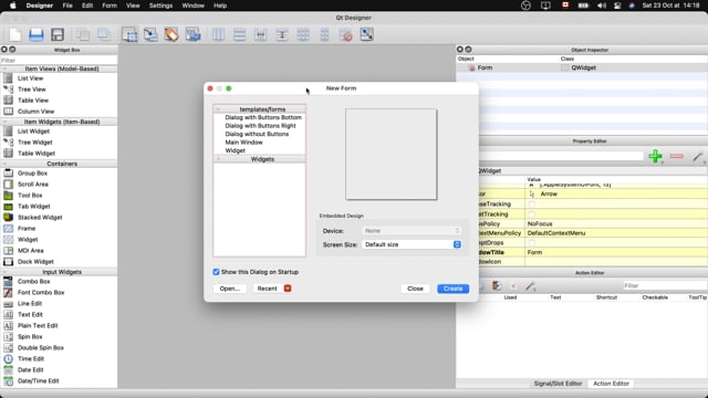 Créer des interfaces avec Qt Designer