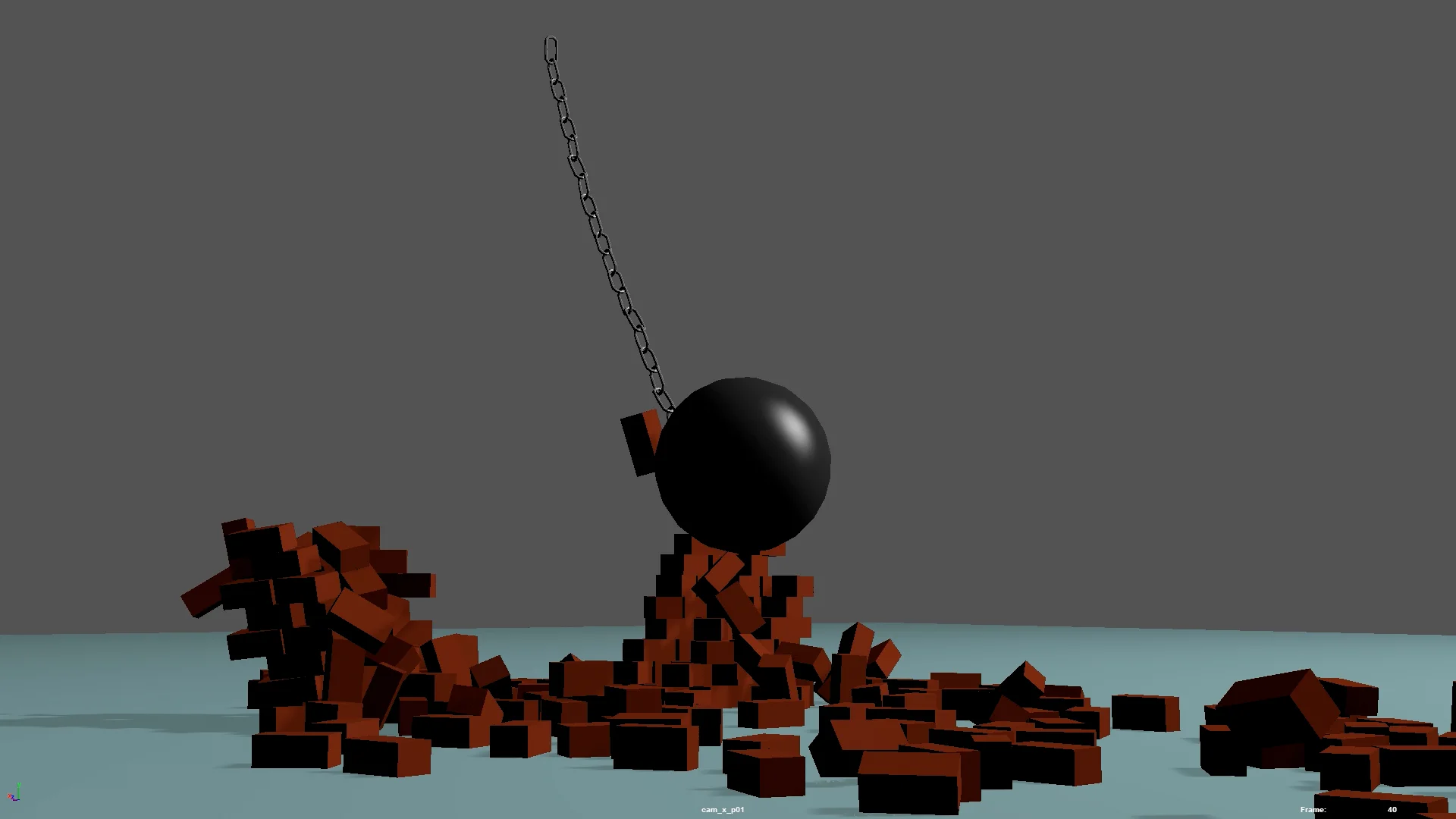 Collision Simulation - Wrecking Ball | 3D VFX on Vimeo