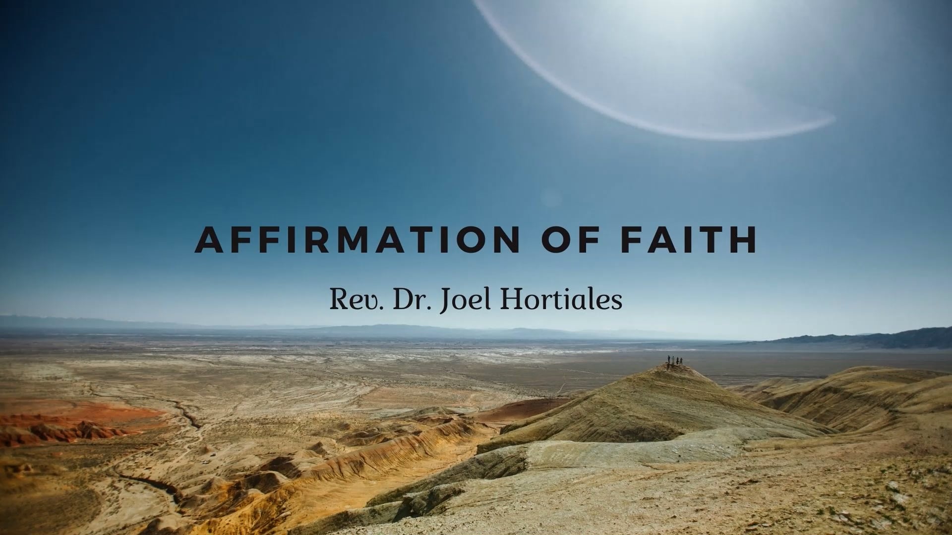 Thanksgiving 2021: Affirmation of Faith on Vimeo