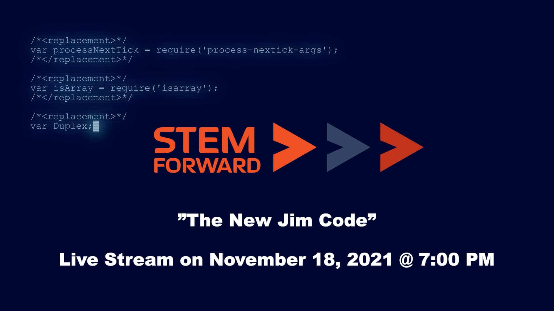 STEM Forward "The New Jim Code" on Vimeo