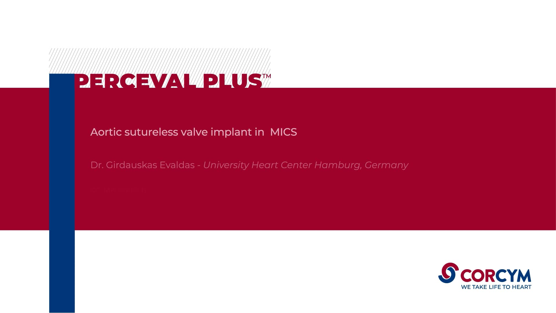 (CC-MK-00051 B) - Perceval Plus sutureless valve implant in MICS Video ...