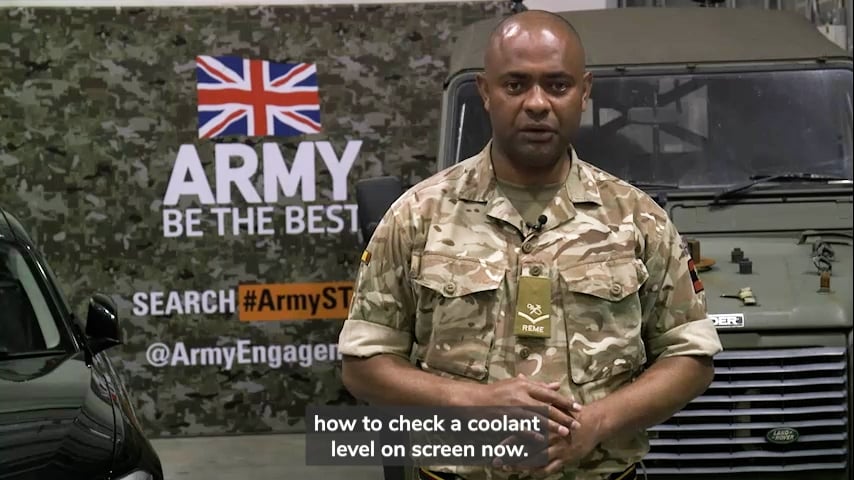 REME - Check and Top-Up Engine Coolant on Vimeo