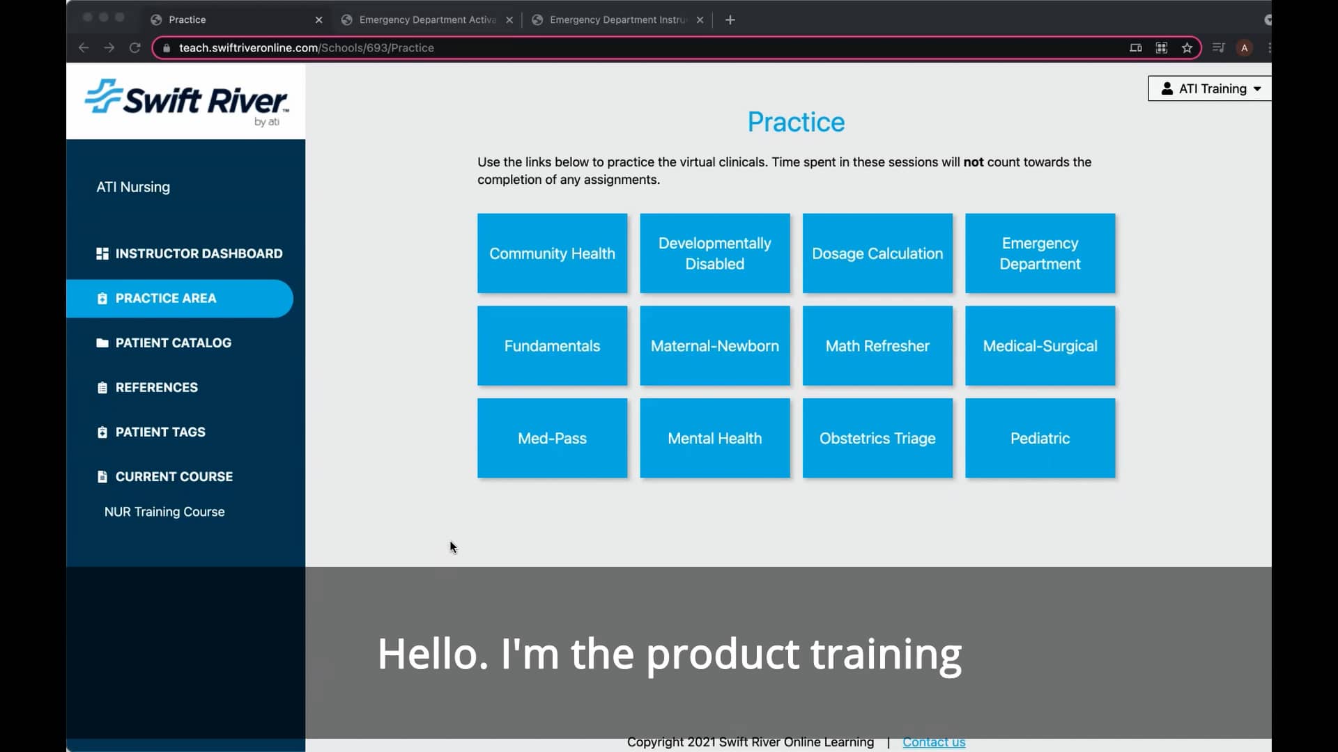 Swift River Simulations: Emergency Department Overview on Vimeo