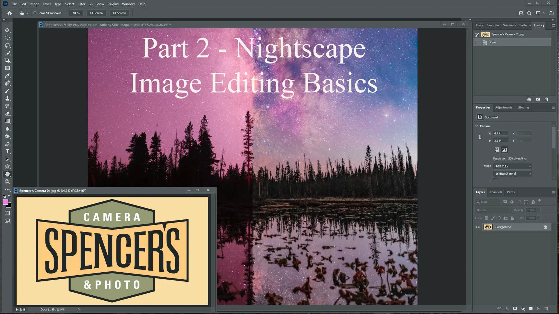 Part 2 - Nightscape Image Editing Basics (Making accurate selections)