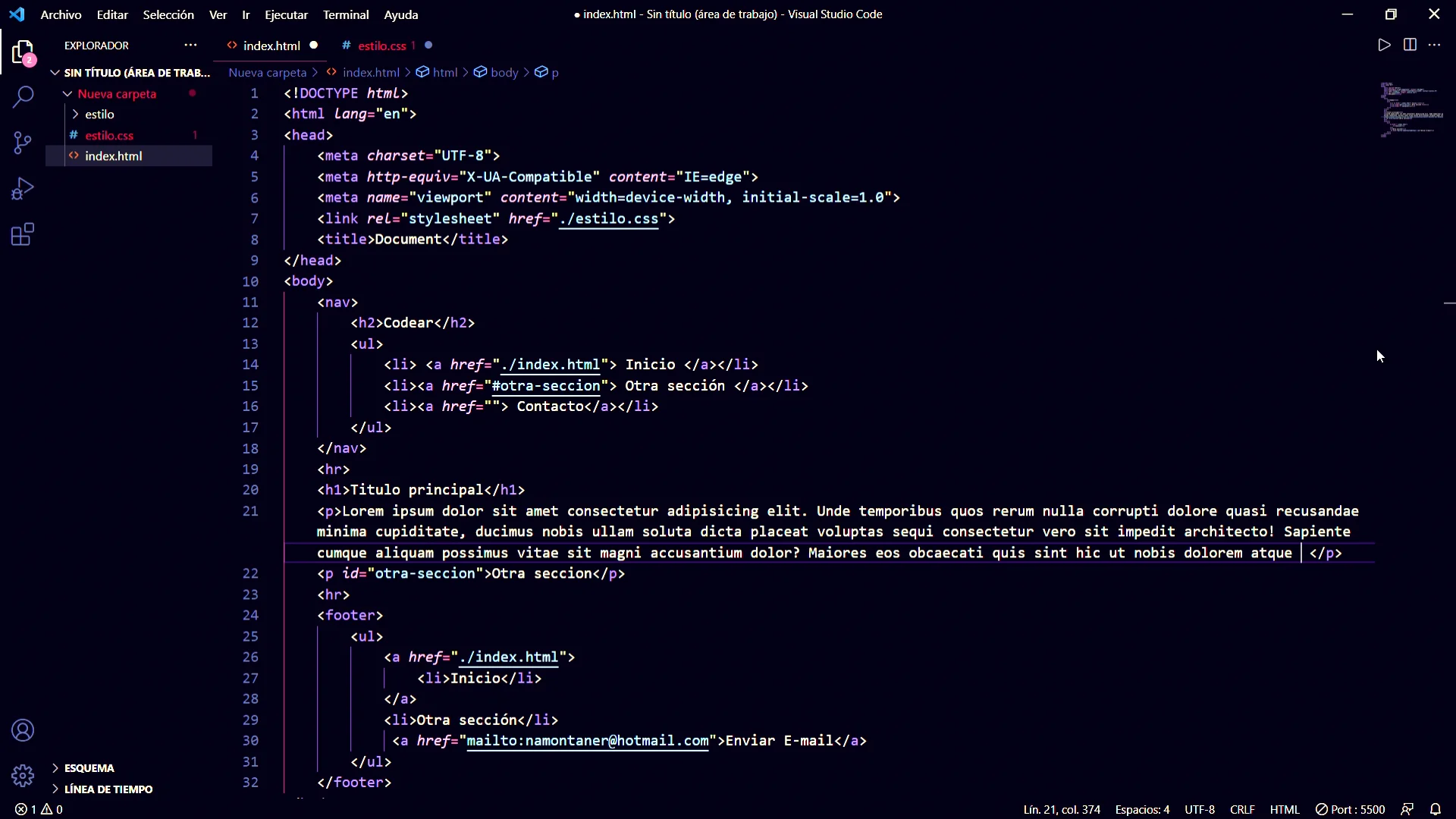 Como importar fuentes tipográficas desde google fonts a visual code ...