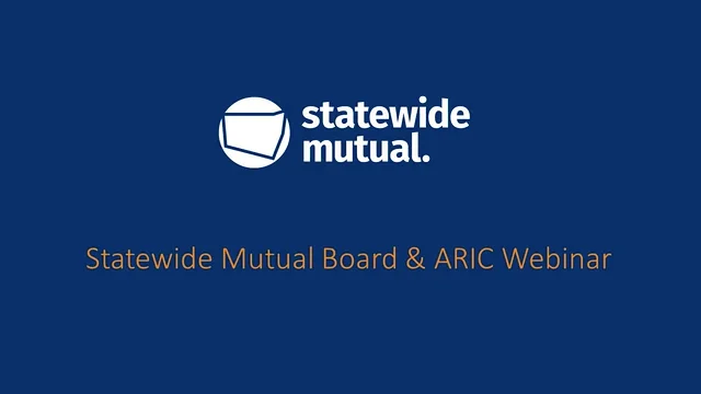 Statewide Mutual Board & ARIC Webinar on Vimeo