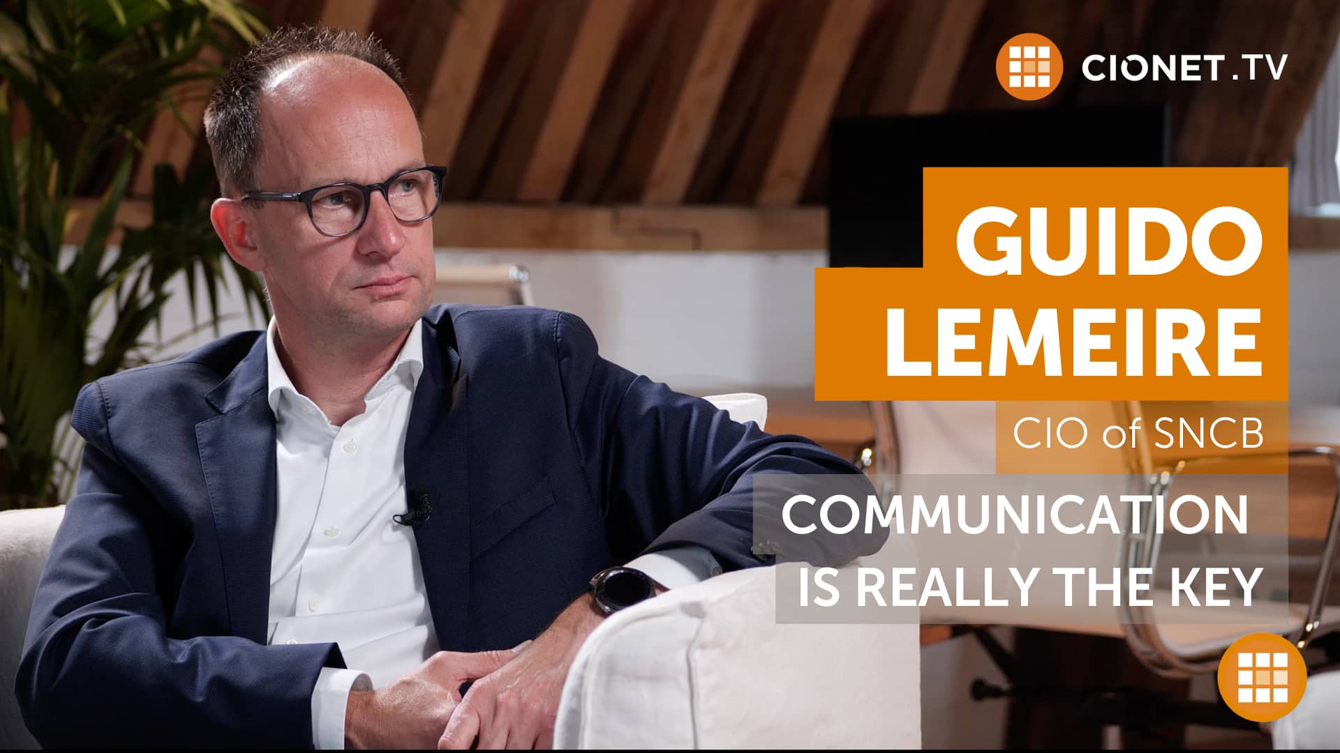 Guido Lemeire - CIO of NMBS-SNCB - Communication is really the key on Vimeo