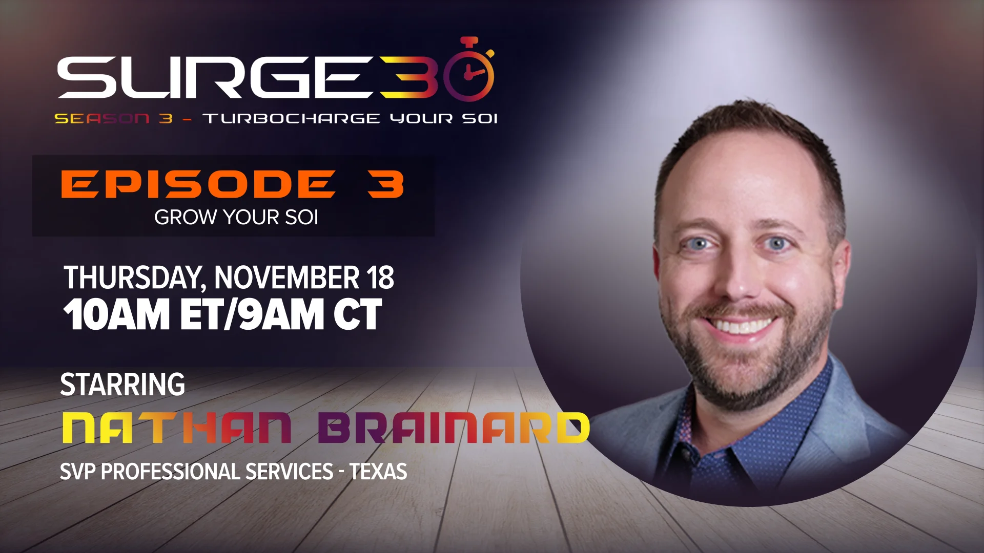 Surge30 Season 3, Episode 3: 30 Minutes to Grow Your SOI with Nathan ...