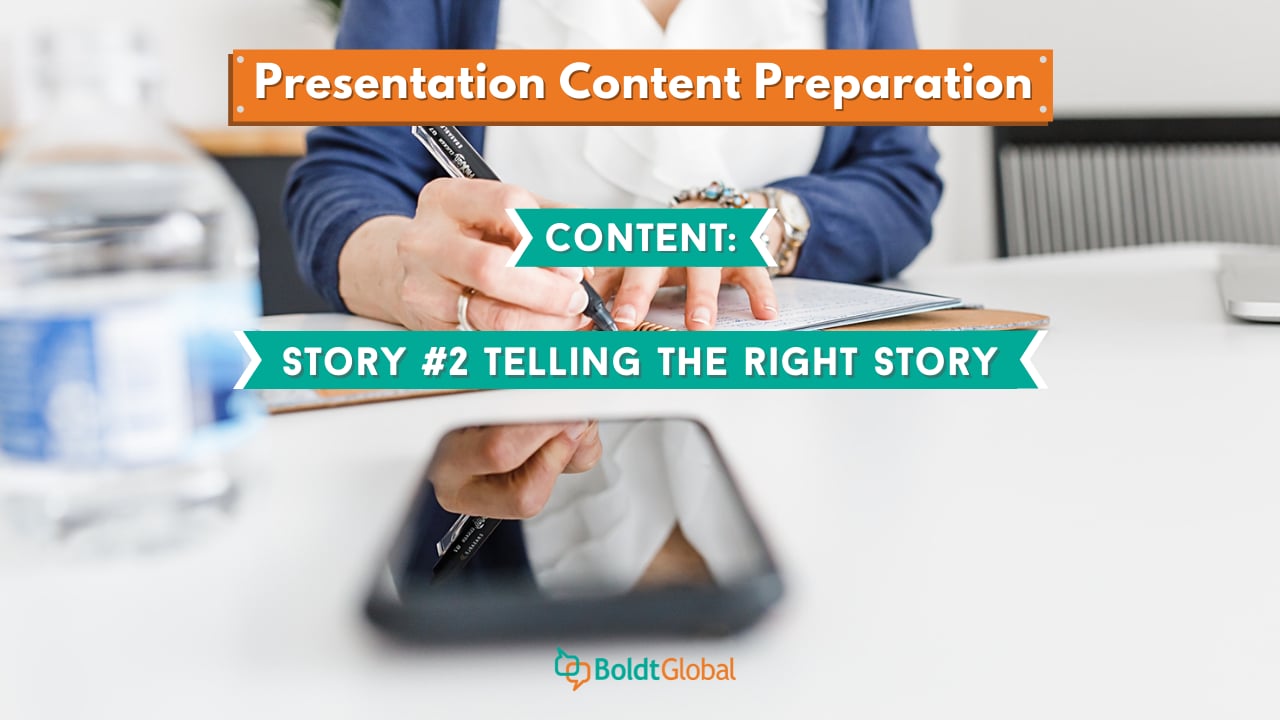 Content: Story # 2 Telling the Right Story on Vimeo