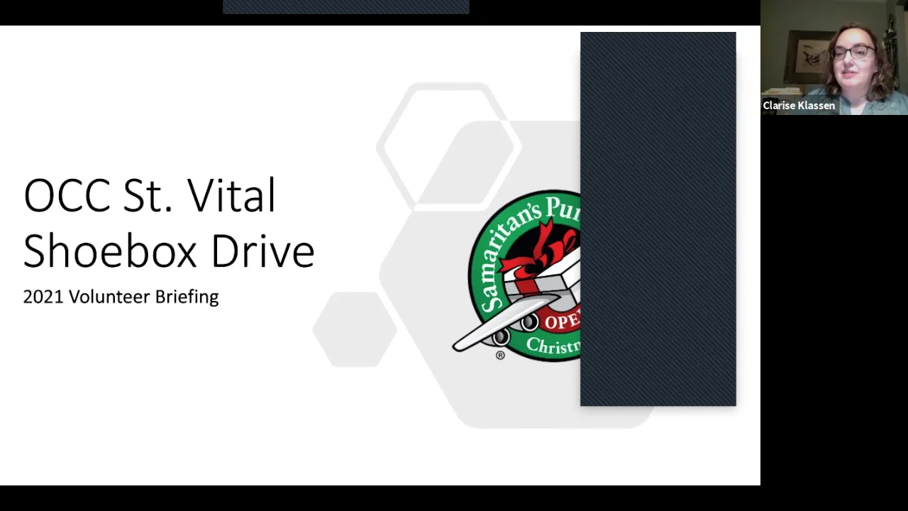 OCC volunteer training 2021 on Vimeo