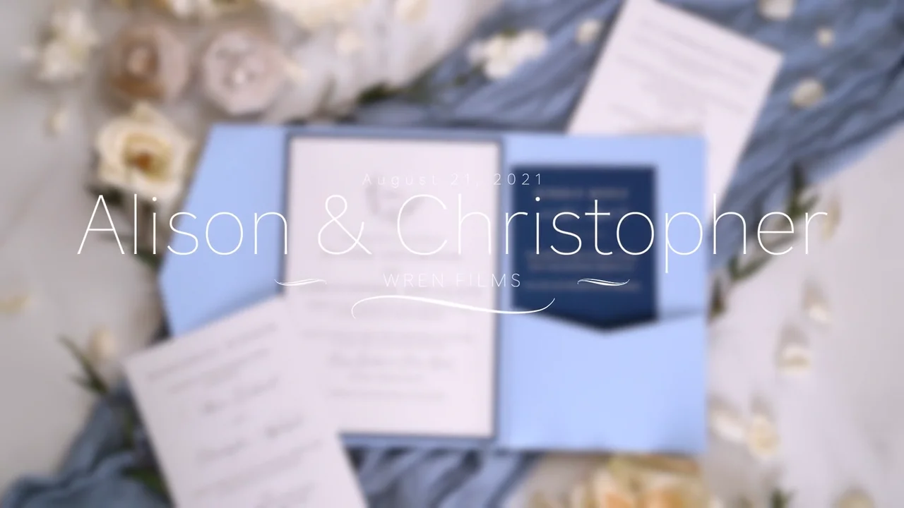 Alison & Christopher - Highlight Film on Vimeo