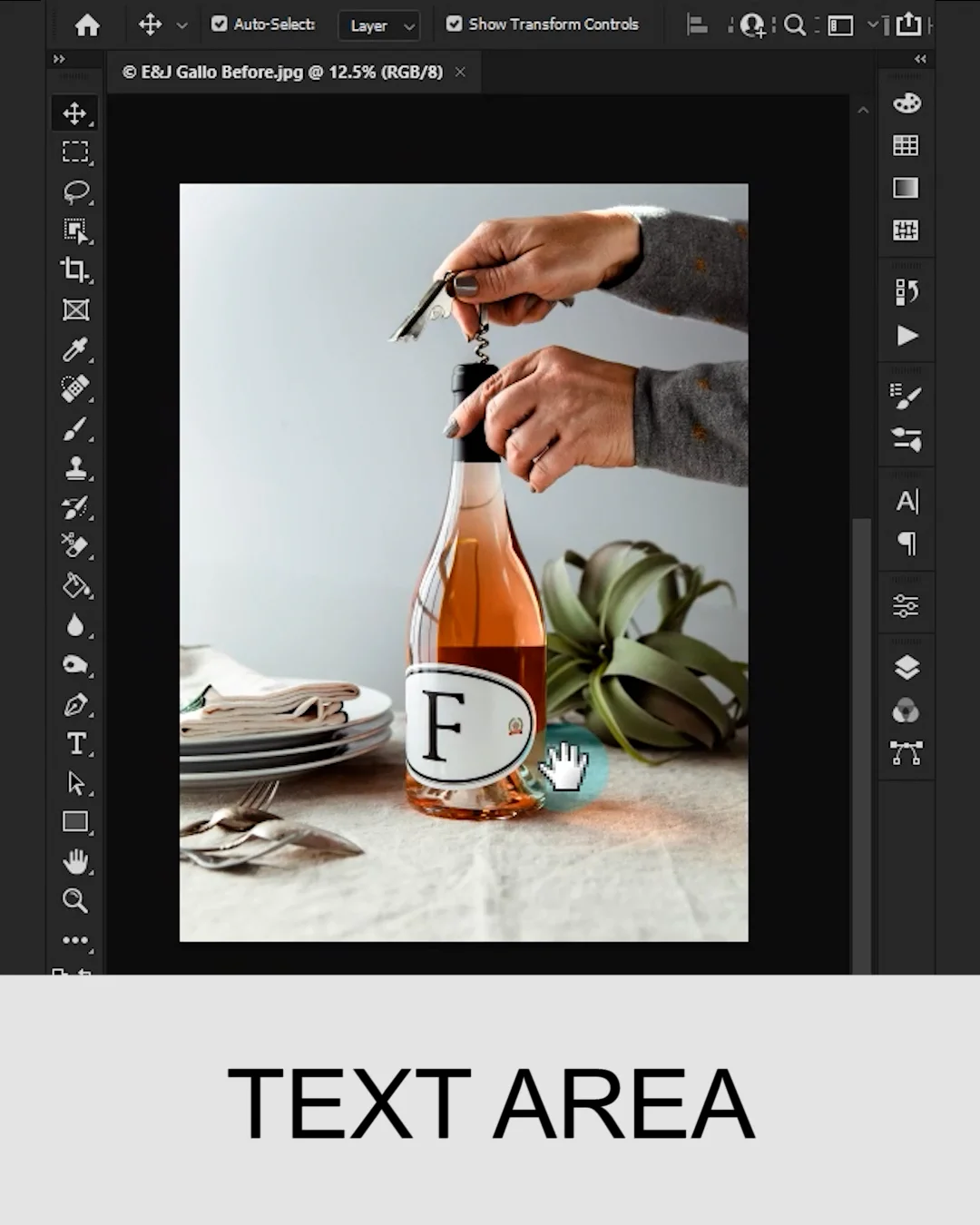 Label Retouching Tutorial - 1 Composite Label - Import into Photoshop ...