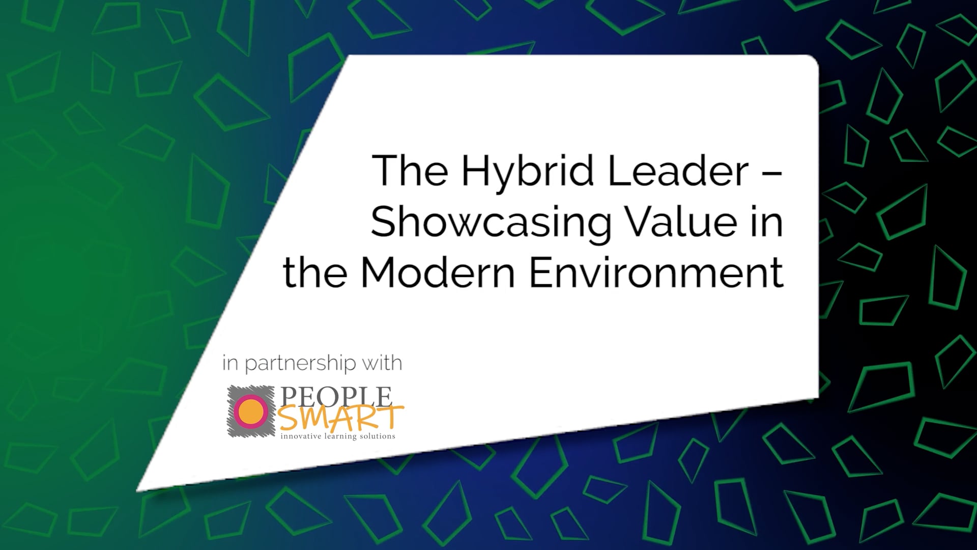 ERUPT 2021 On-Demand - The Hybrid Leader - Showcasing Value in the ...