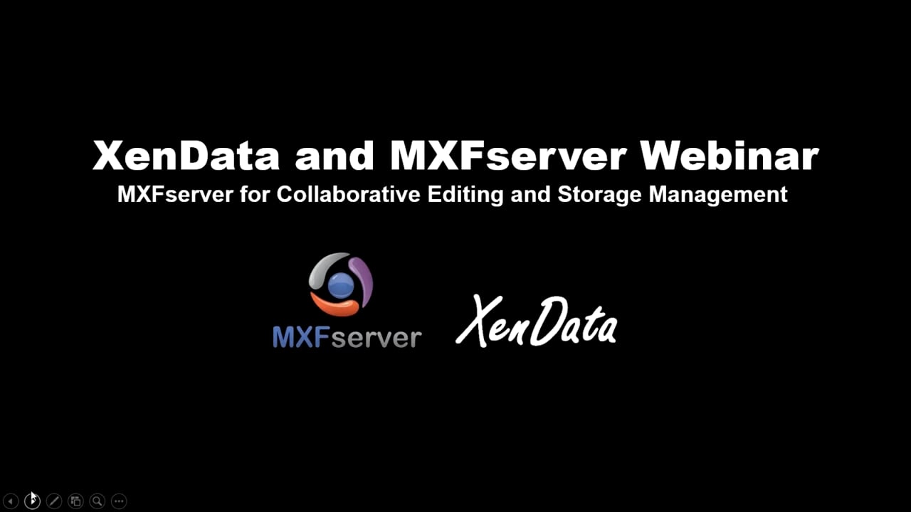 MXFserver for Collaborative Editing and Storage Management - XenData ...