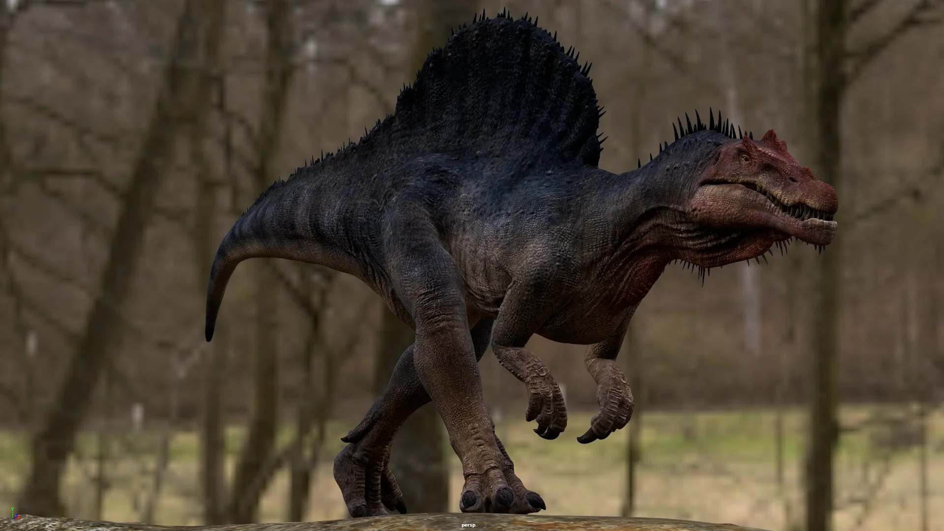 Spinosaurus Run Cycle