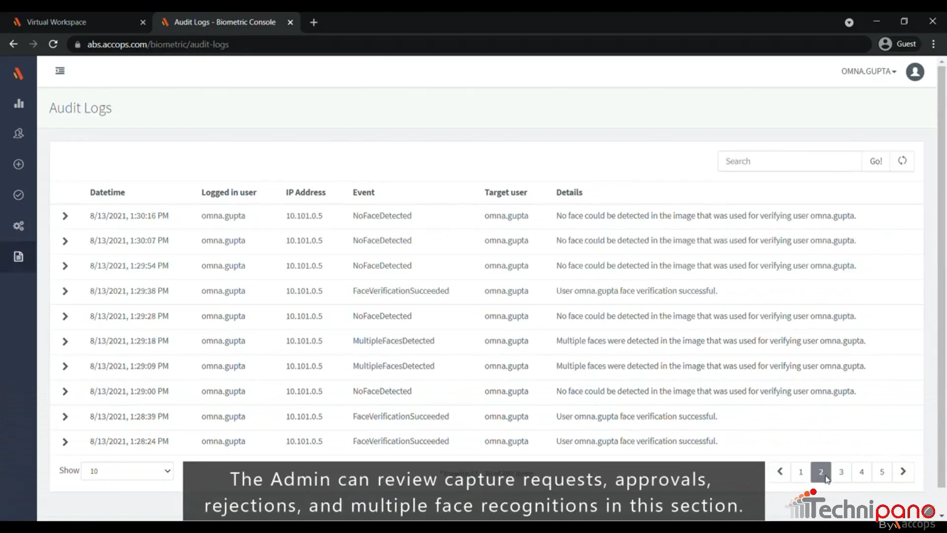 Accops-BioAuth-Management-Console tech