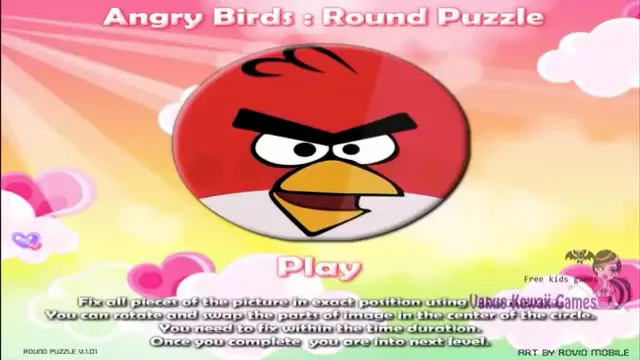 Funvideotv angry birds Round puzzle on Vimeo