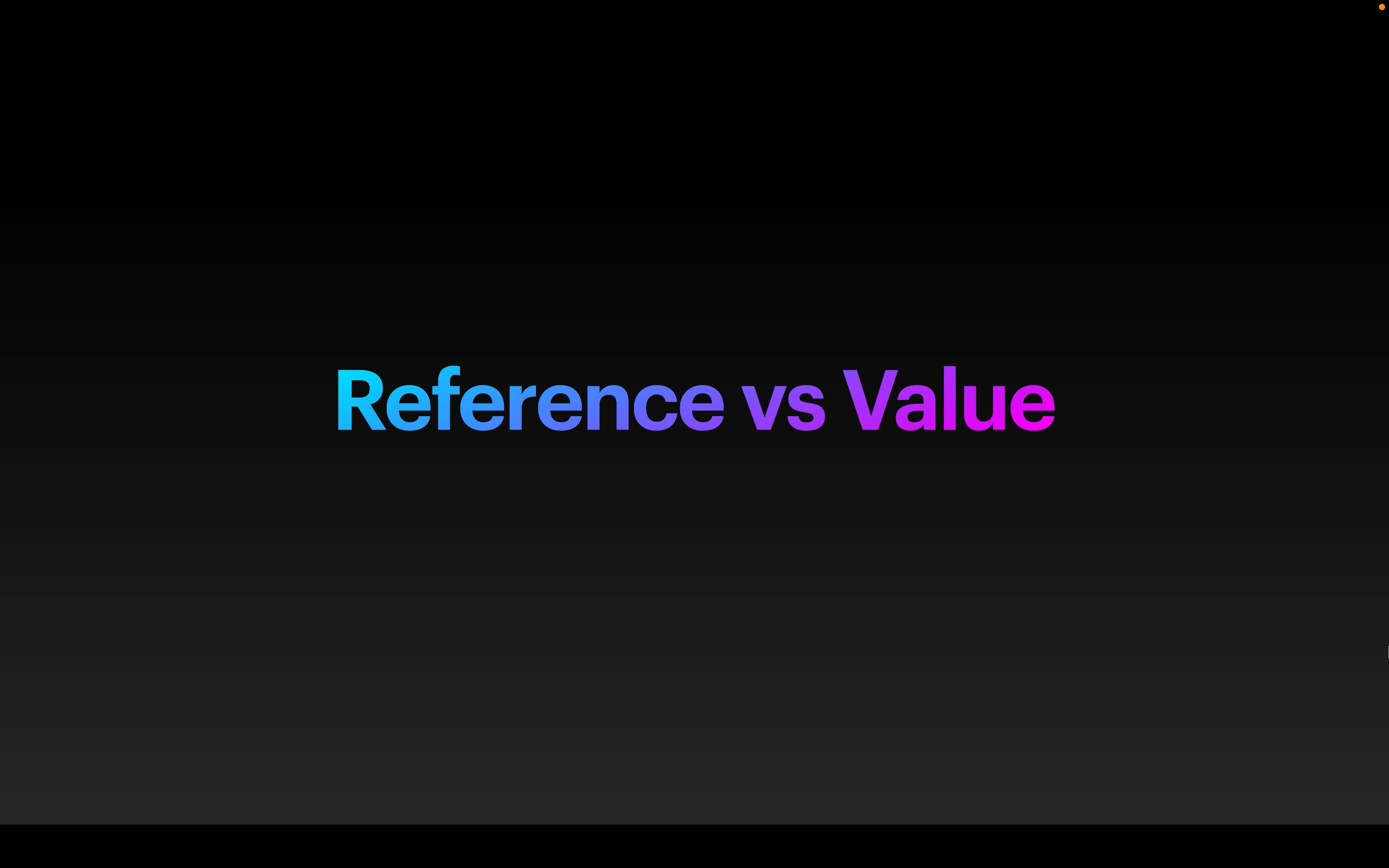 Reference vs Value on Vimeo