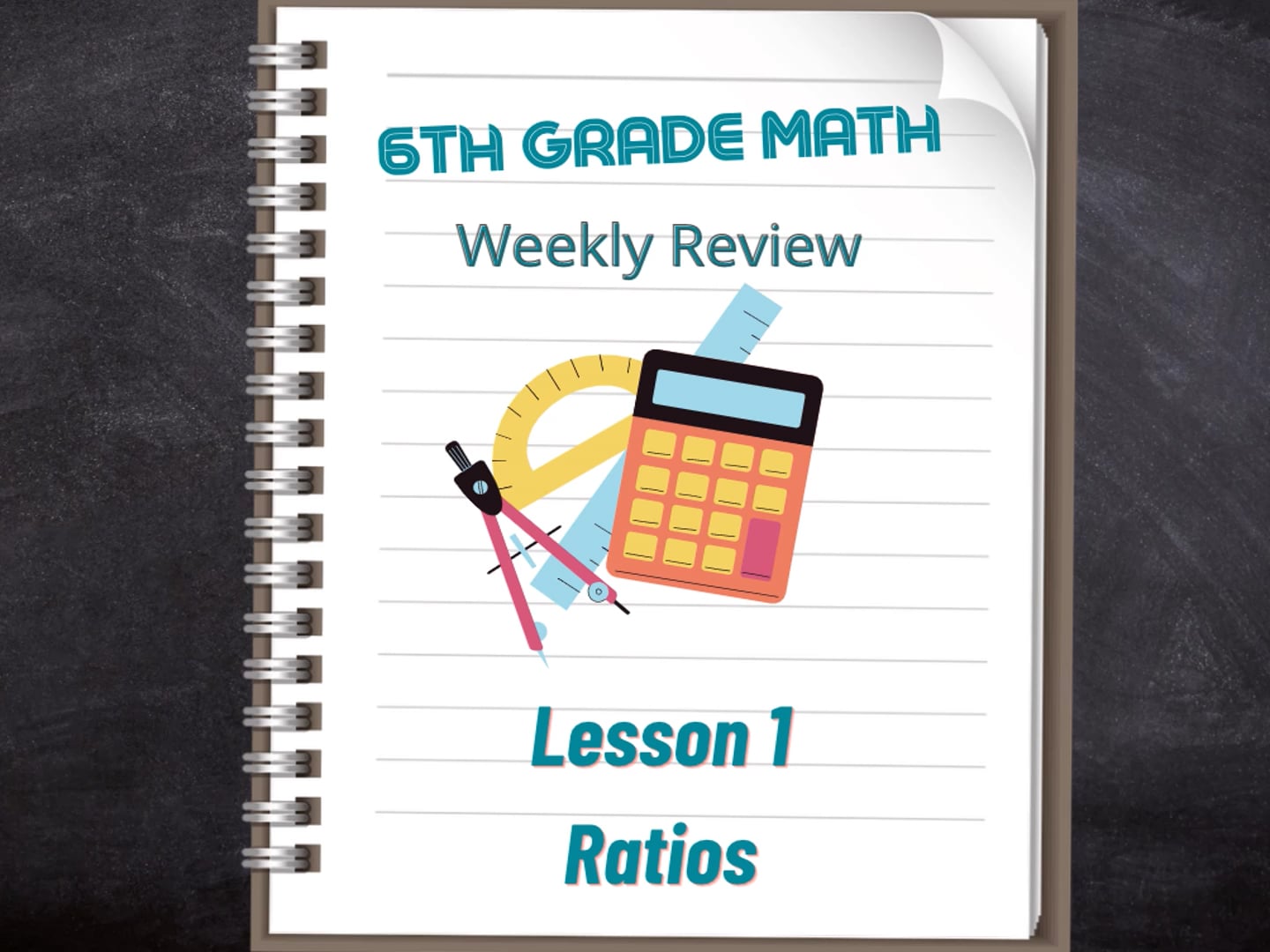 6th Math Weekly Review Week 1 Ratios on Vimeo