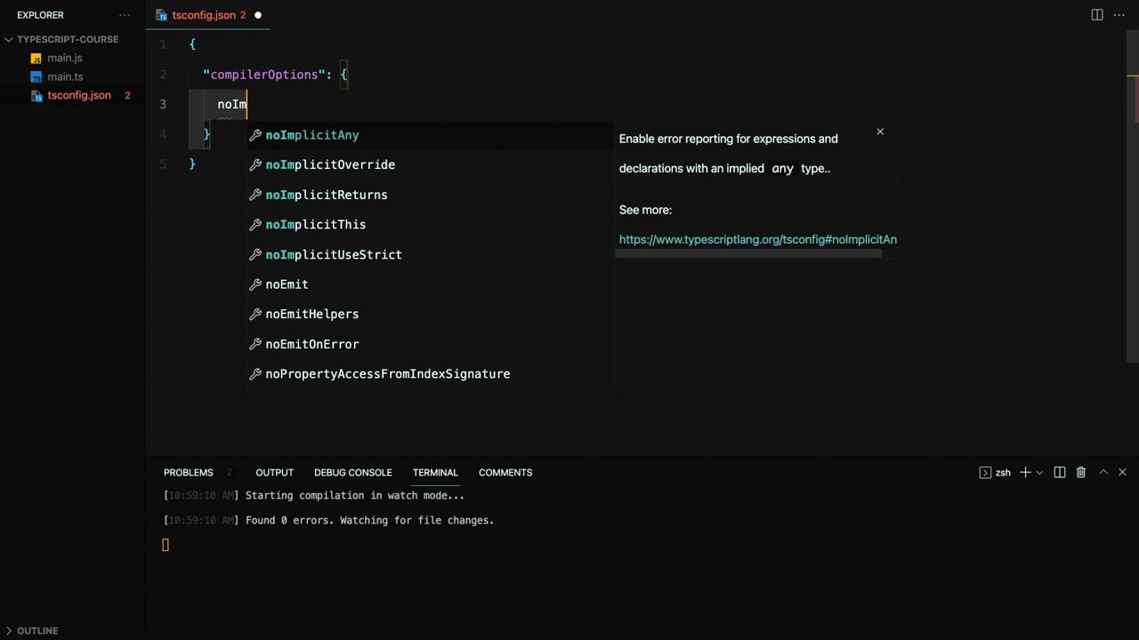 Configuring TypeScript with tsconfig.json - A Vue.js Lesson From... Configuring TypeScript with tsconfig.json - A Vue.js Lesson From...