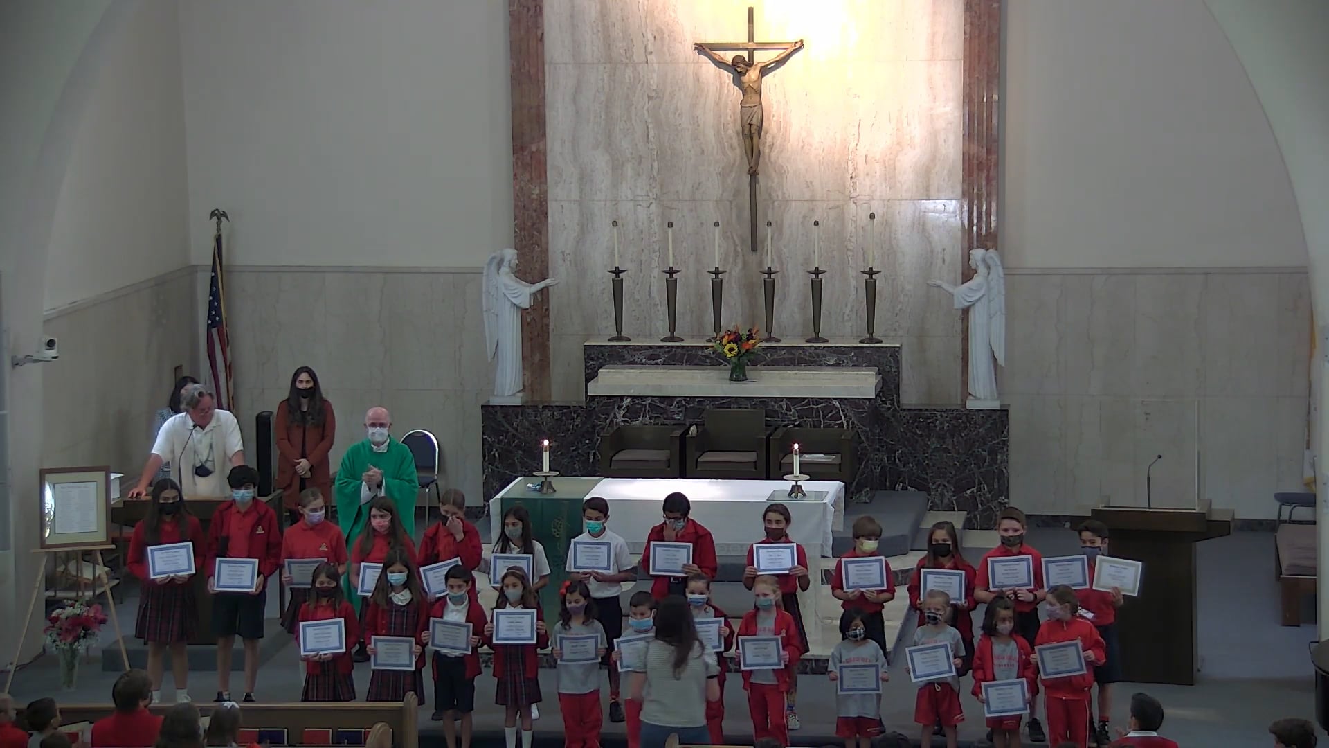 11/19/2021 Monday 9a - All School Mass on Vimeo