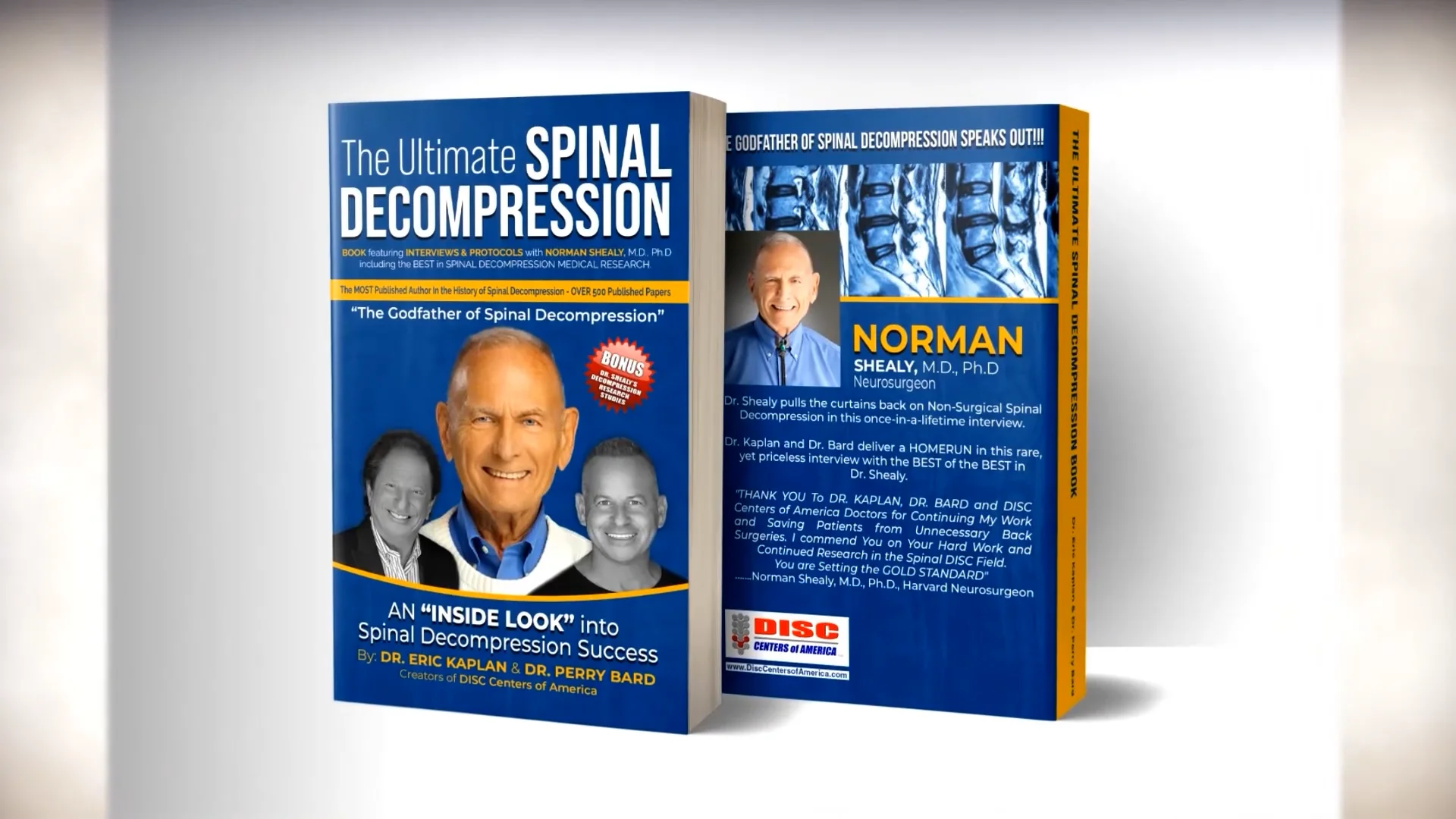Dr. Norman Shealy | ULTIMATE SPINAL DECOMPRESSION BOOK on Vimeo