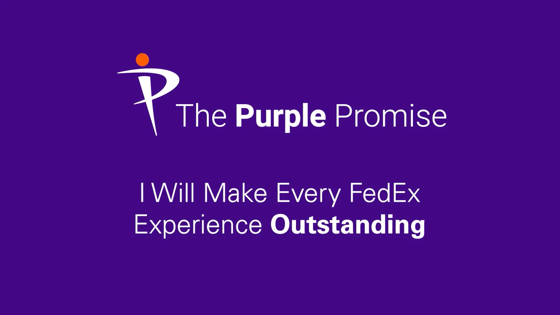 FedEx Purple Promise