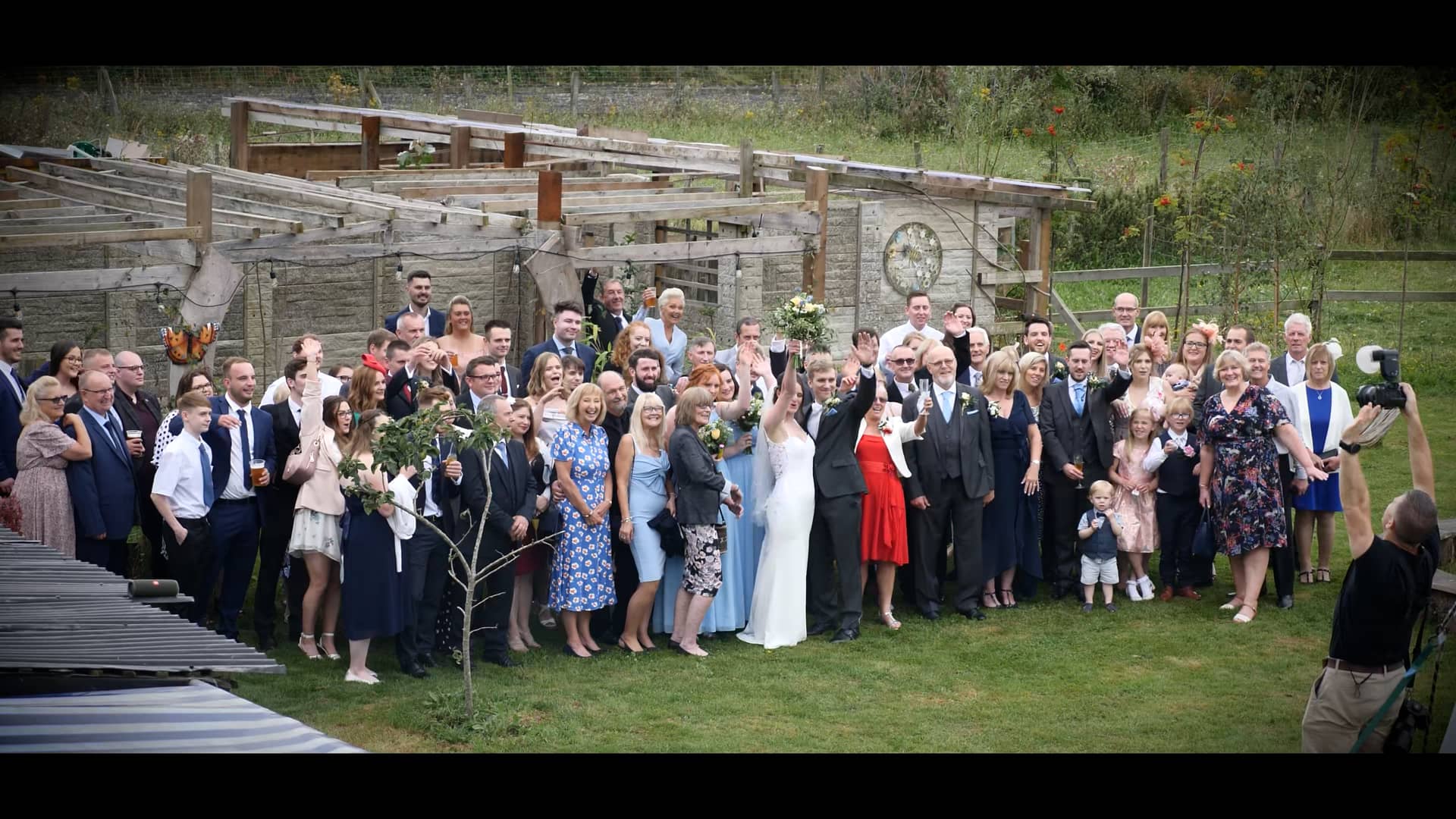 Becky & John ~ Alpaca Farm, Kent Wedding videography- social sequence ...